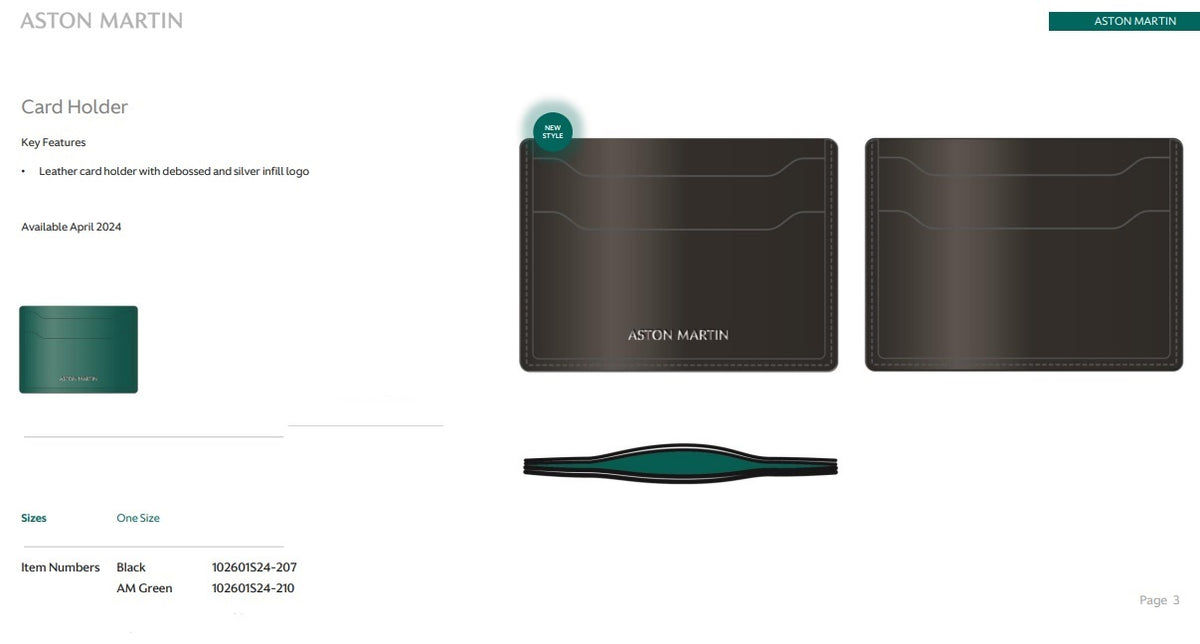 Aston Martin - Card Holder – Shop JCT600